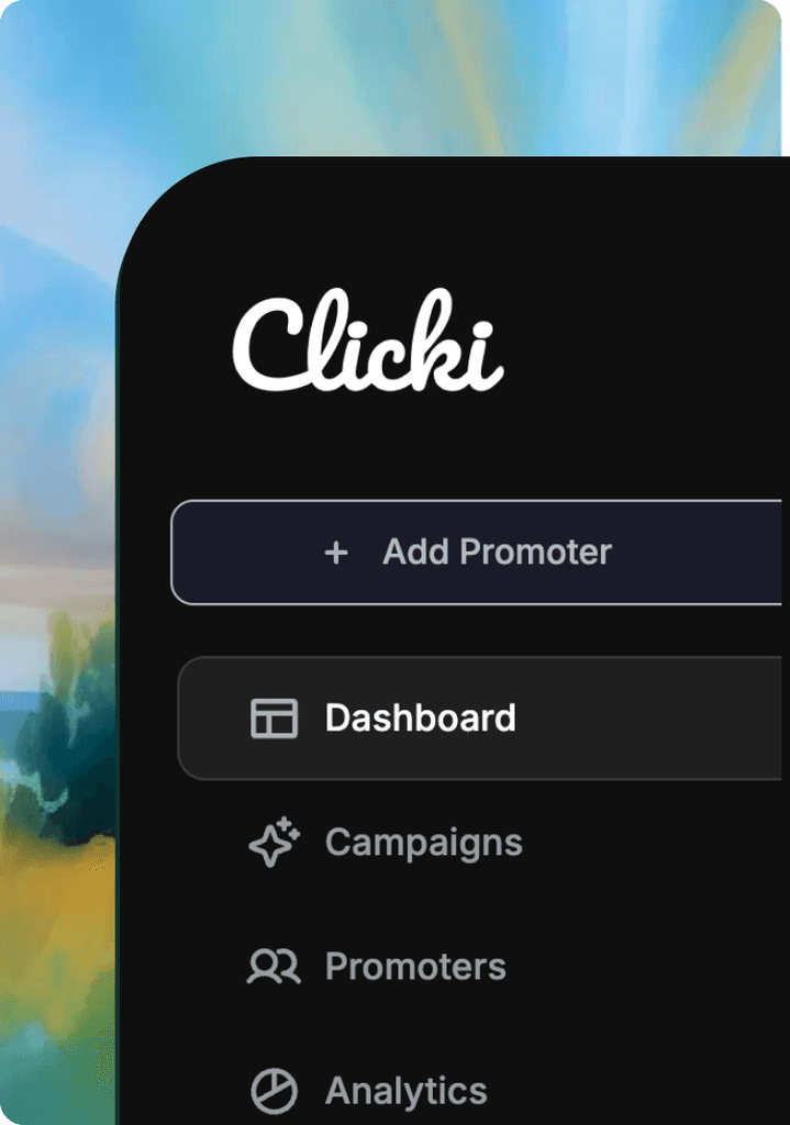 Clicki Referrals | The simplest way to automate referral programs for local businesses.