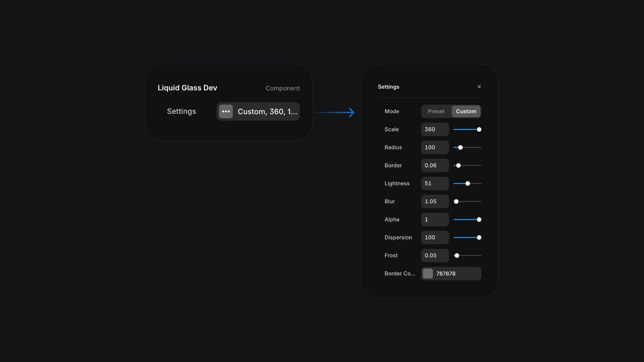 Liquid Glass Element in Framer — Framer Resource
