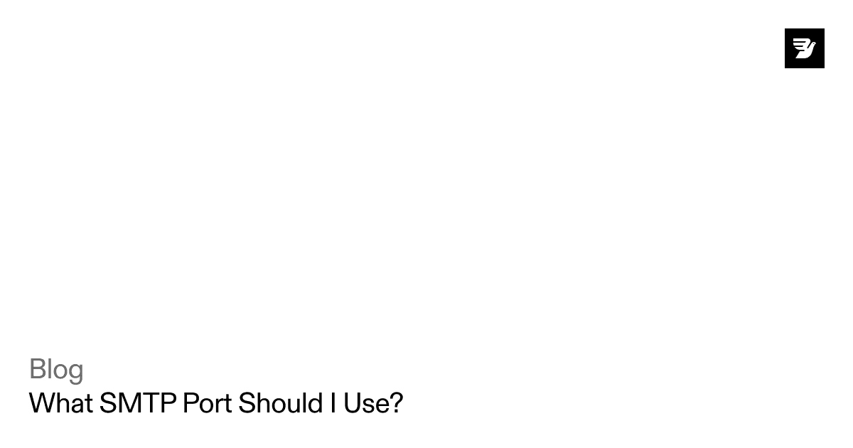 ¿Qué puerto SMTP debería usar? | Bird