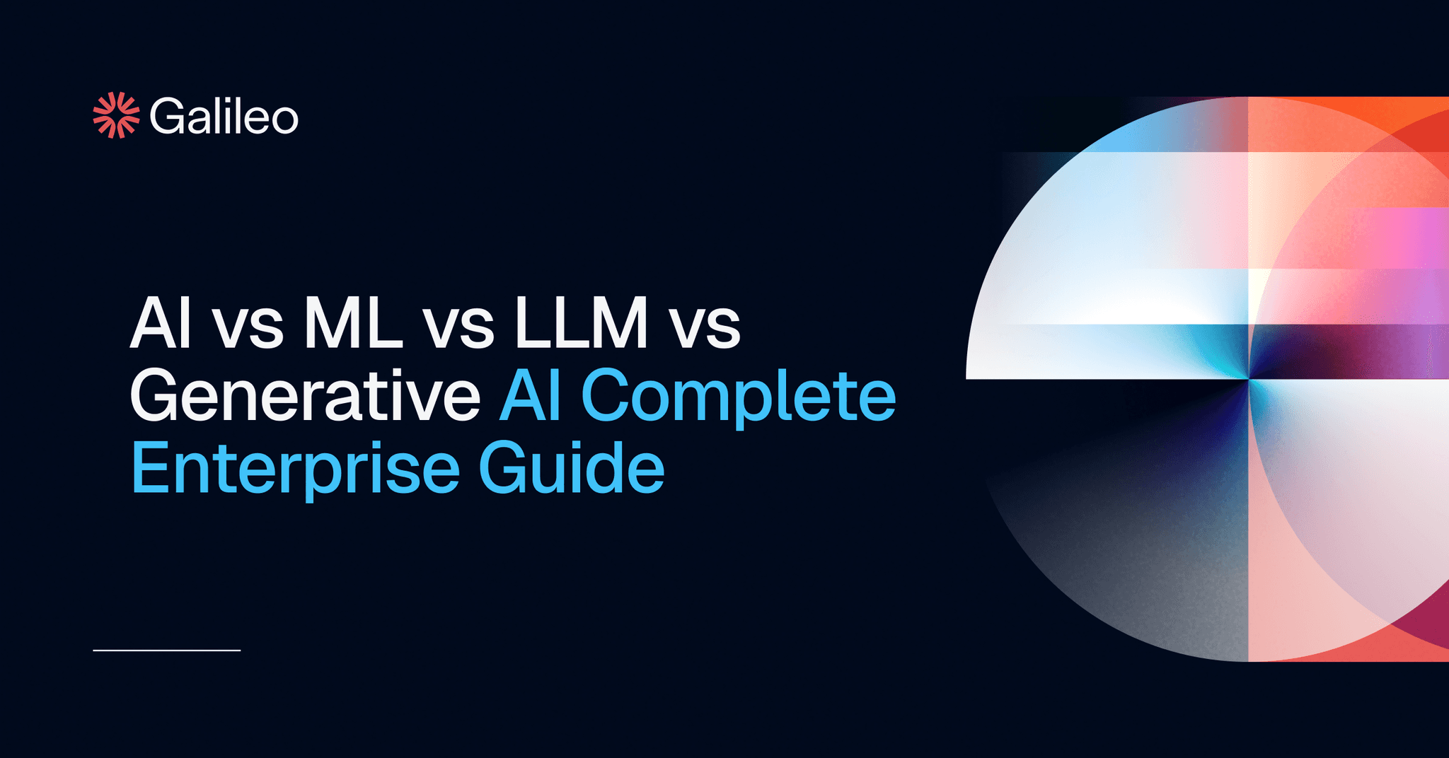 AI vs ML vs LLM vs Generative AI: Enterprise Decision Guide | Galileo