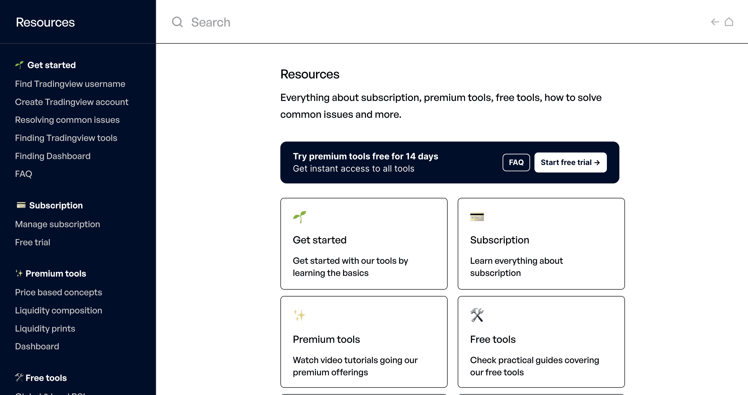 Volume composition - Resources