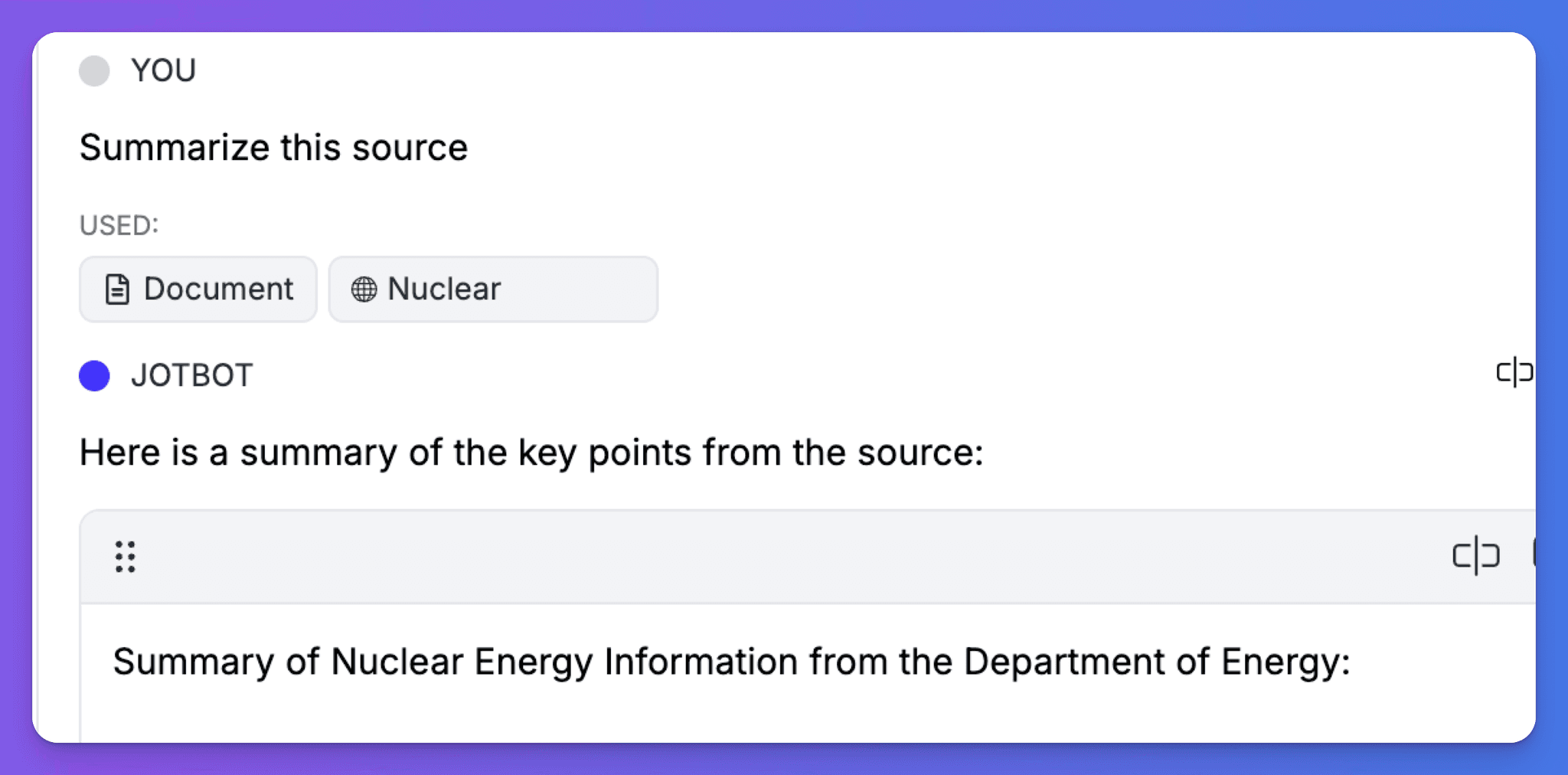 AI Source Finder | JotBot AI