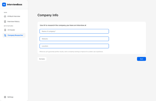 InterviewBoss: Ace Your Next Job Interview | AI-Powered Prep Tool