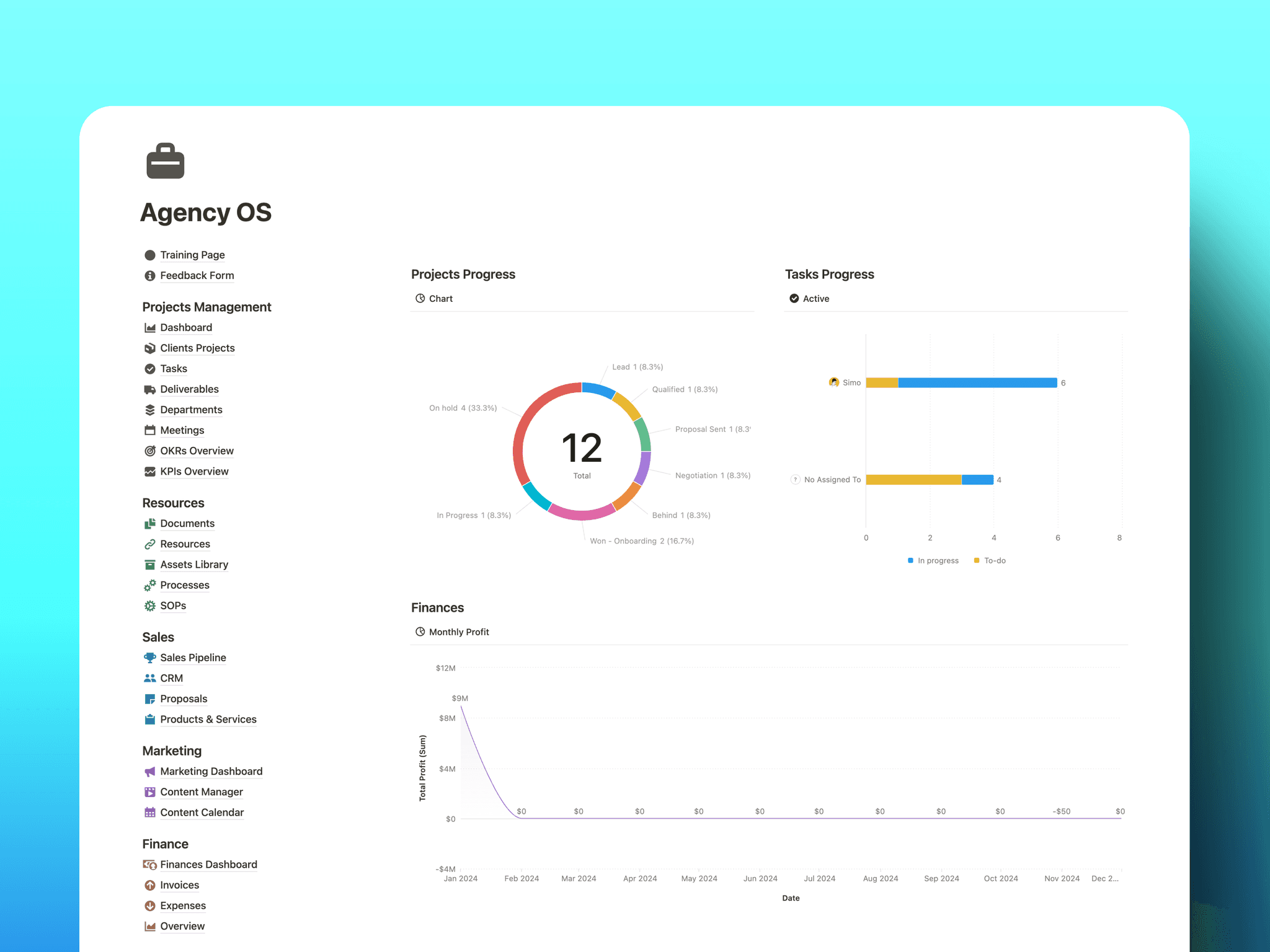 Simo - Notion Setups for your Business