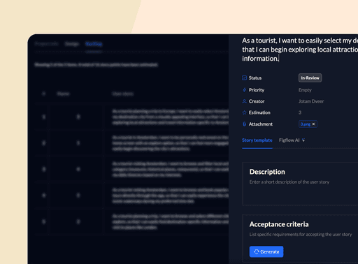 Figflow | Translate Figma Designs into Dev-Ready User Stories