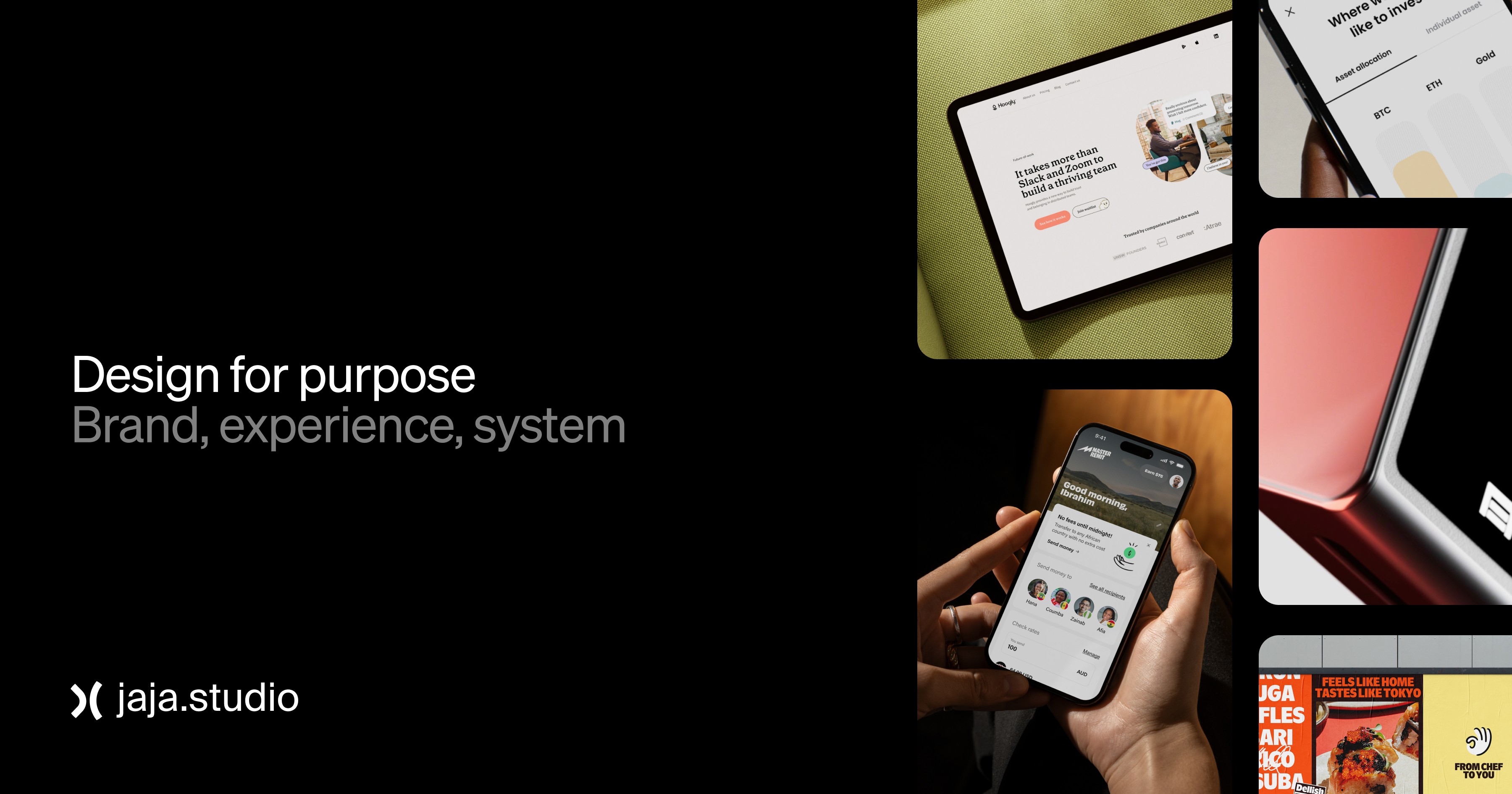 Jaja studio - Brand, experience, product & design system