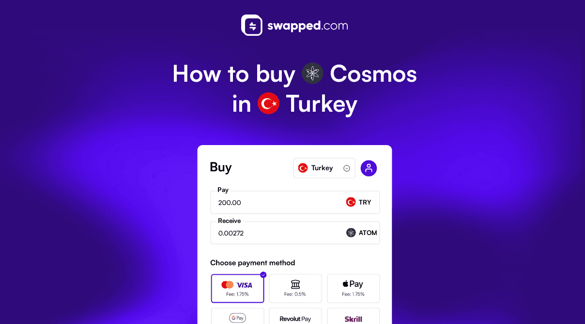 How to buy Cosmos (ATOM) in Turkey with TRY