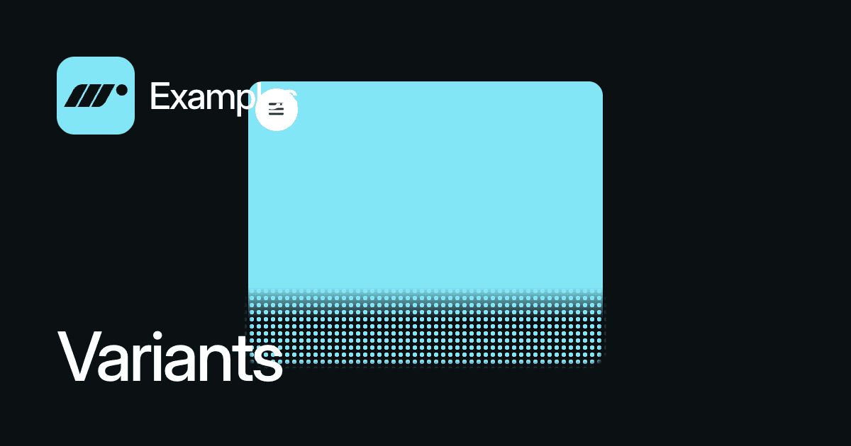 Variants - Motion Tutorial