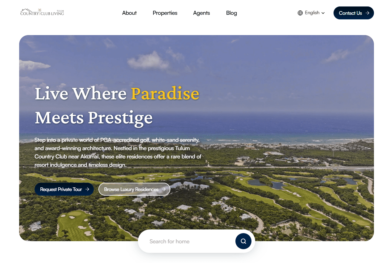 Contact Us | Tulum Country Club Living