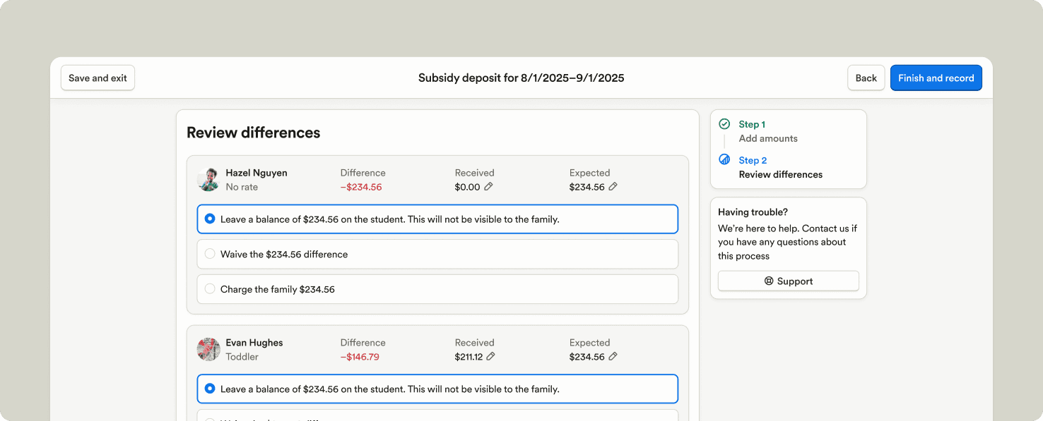 Filter Payments & Subsidy Record Flow - Playground Changelog