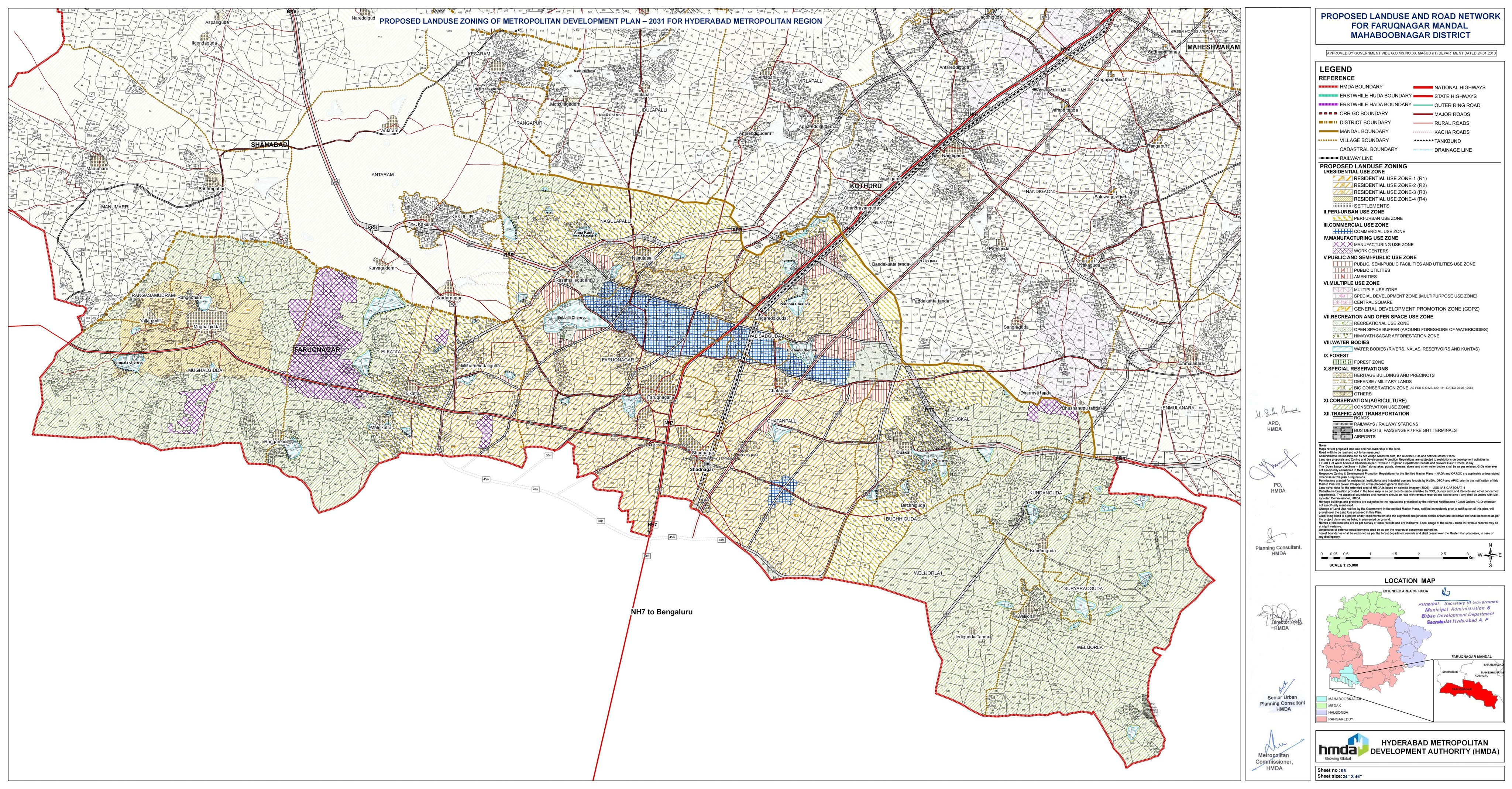 VMRDA 2041 & HMDA 2031 Master Plans | RRR Alignment Map - Charan Group