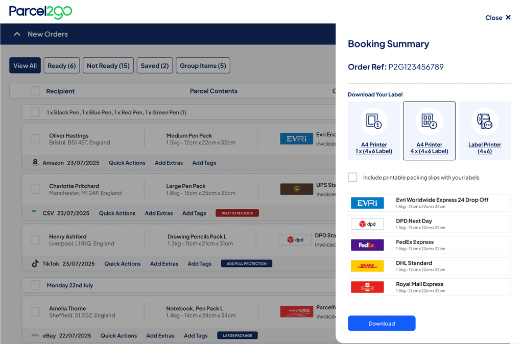 Compare the Cheapest Parcel Delivery Prices With Parcel2Go
