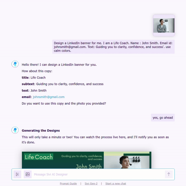 Free LinkedIn banner generator for profiles with AI