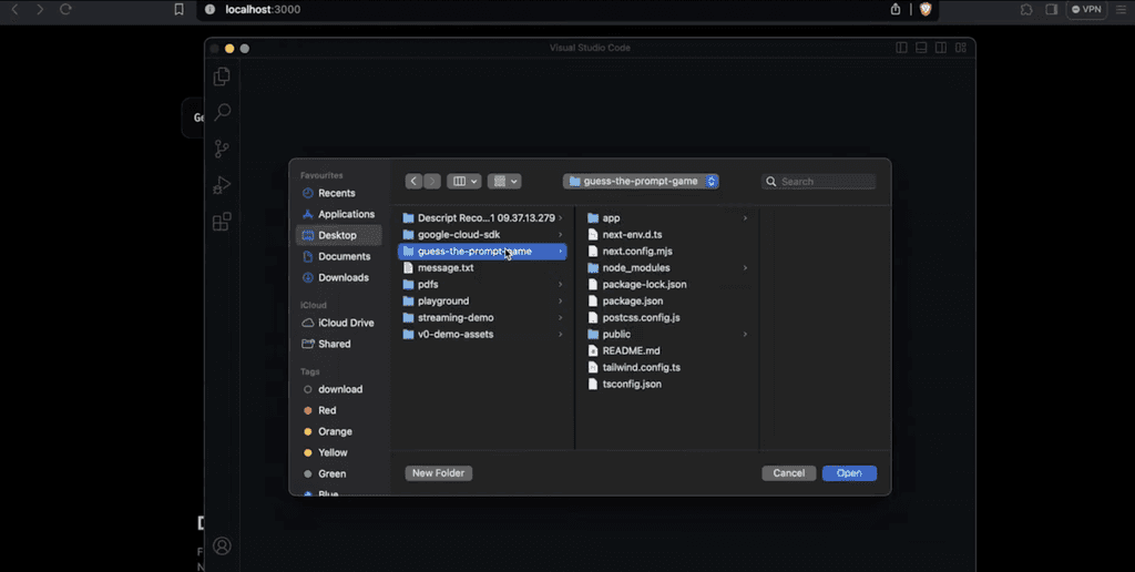 Generative Fullstack: Frontend UI with Vercel v0 and Backend with BuildShip