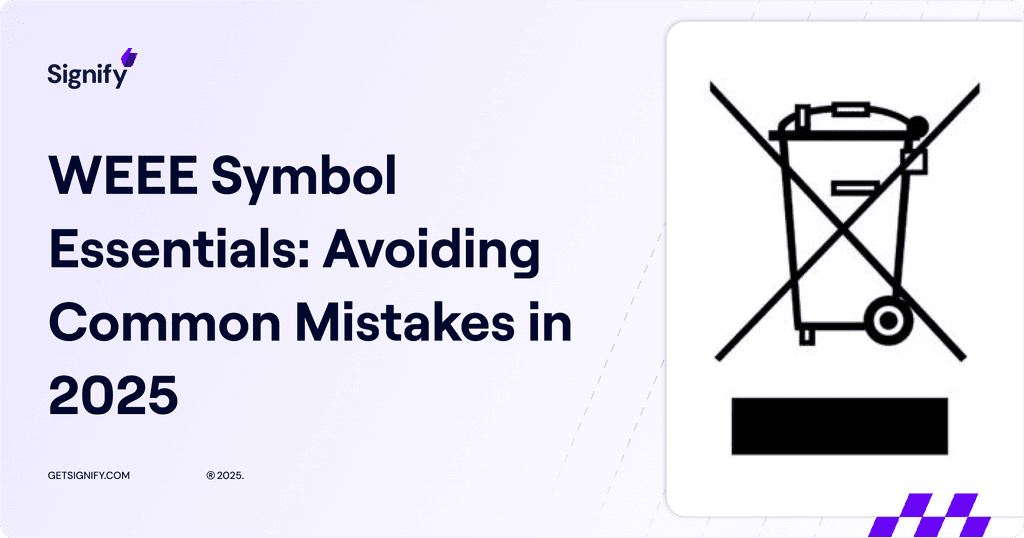 WEEE Symbol Essentials: Avoiding Common Mistakes in 2025