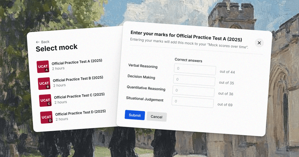 New UCAT Official Practice Tests - Product updates – Medify
