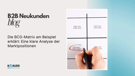 Die BCG-Matrix am Beispiel erklärt: Eine klare Analyse der Marktpositionen