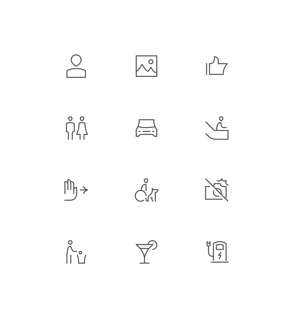 Icons for Signage Design