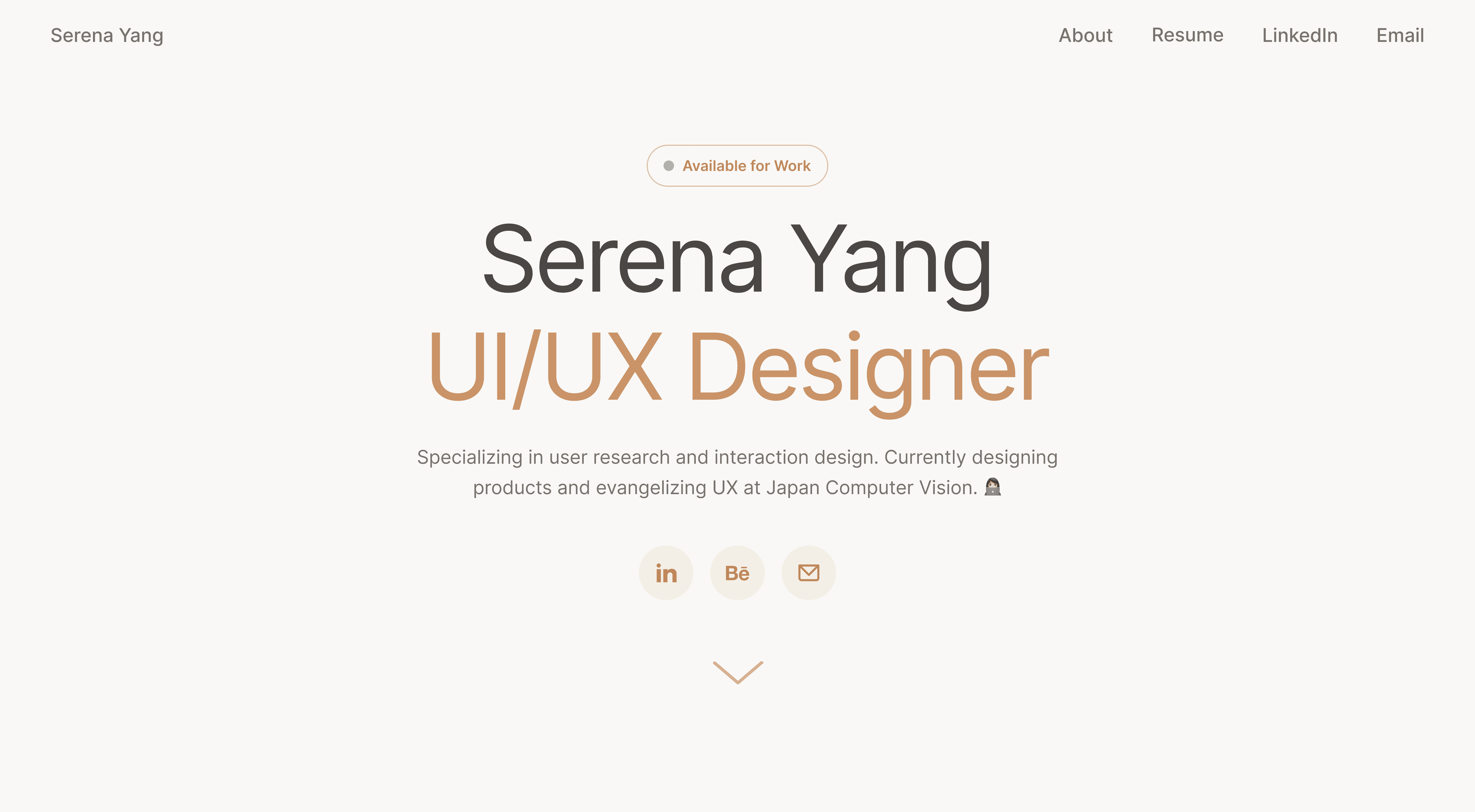 Serena Yang Portfolio