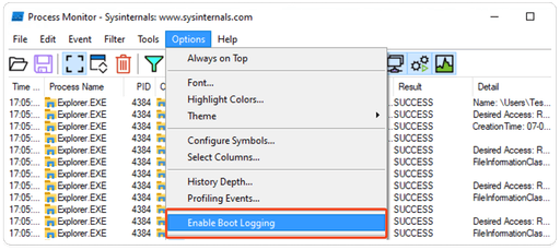 Process Monitor - Cyberware Hub