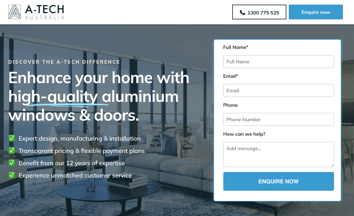 A-Tech High Quality Aluminium Windows & Doors
