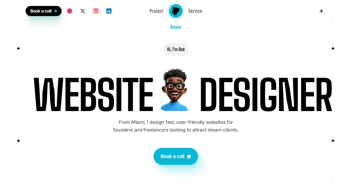 Services - Dean Website Design Template for Creatives