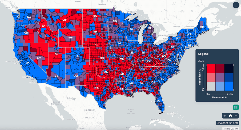 Bivariate Choropleth Maps: A Comprehensive Guide
