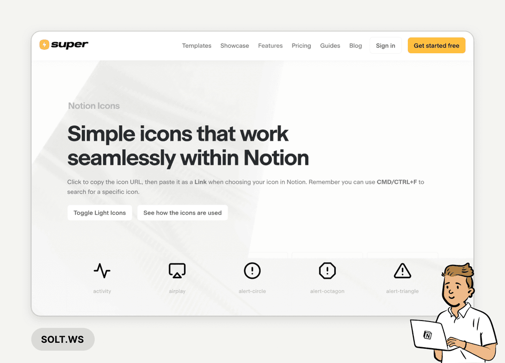 Best 10 Notion Icons - Make your Notion aesthetic - Solt Wagner