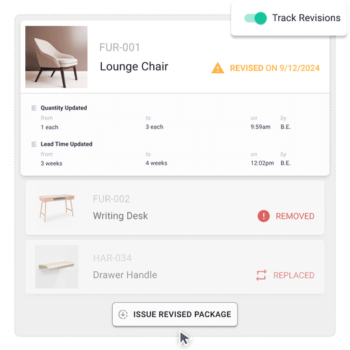 Better FF&E Specification Software