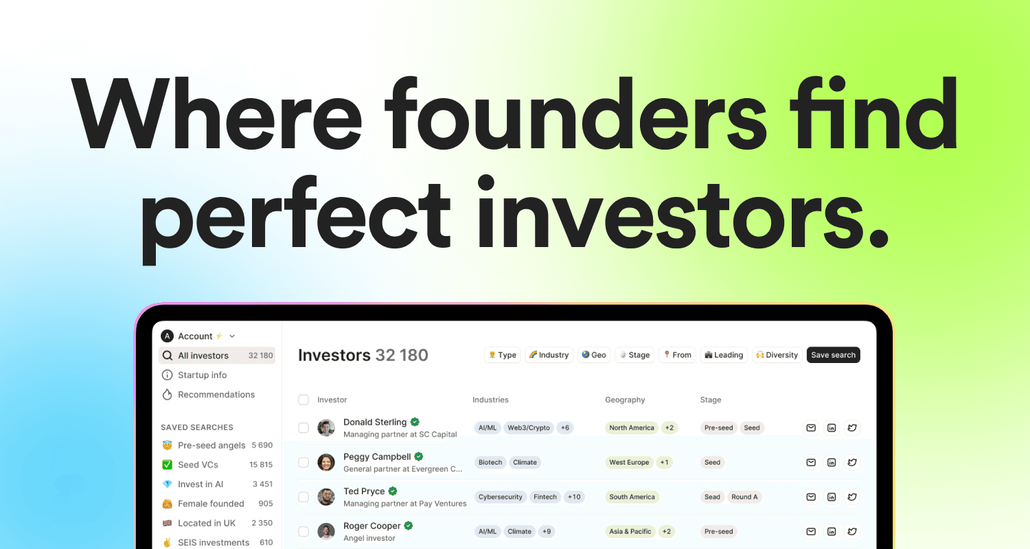 Raizer — Find perfect investors for your startup