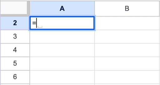 To perform this operation, you need to enter an equal sign ( = ) in the ...