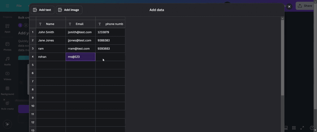 How to Bulk Create in Canva - 1 minute video guide