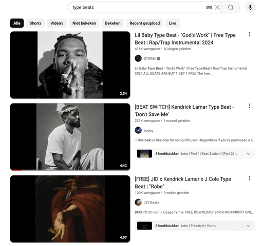 What are type beats and how do you produce them?