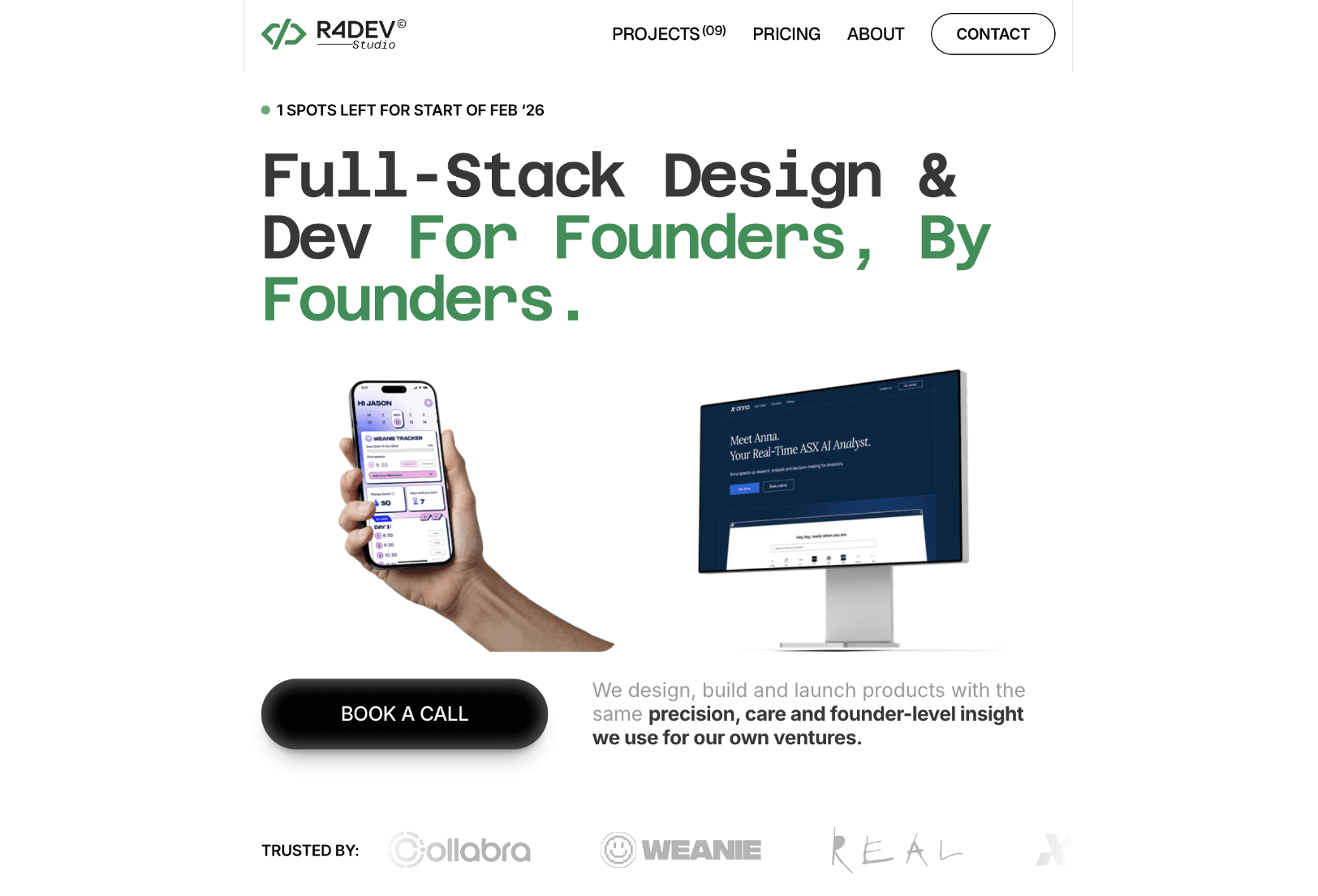 R4 DEV - Full-Stack Design & Development for Founders