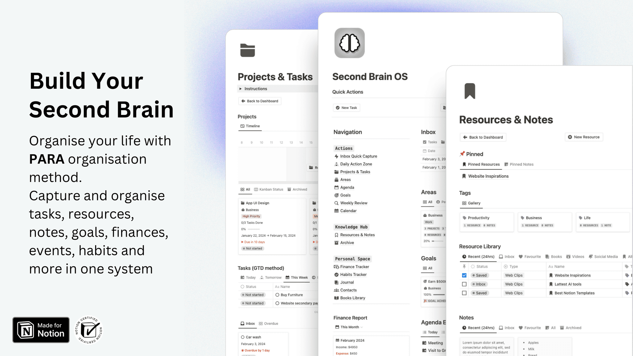 The 15 Best and Free Notion GTD Templates for 2025 (Getting Things Done)