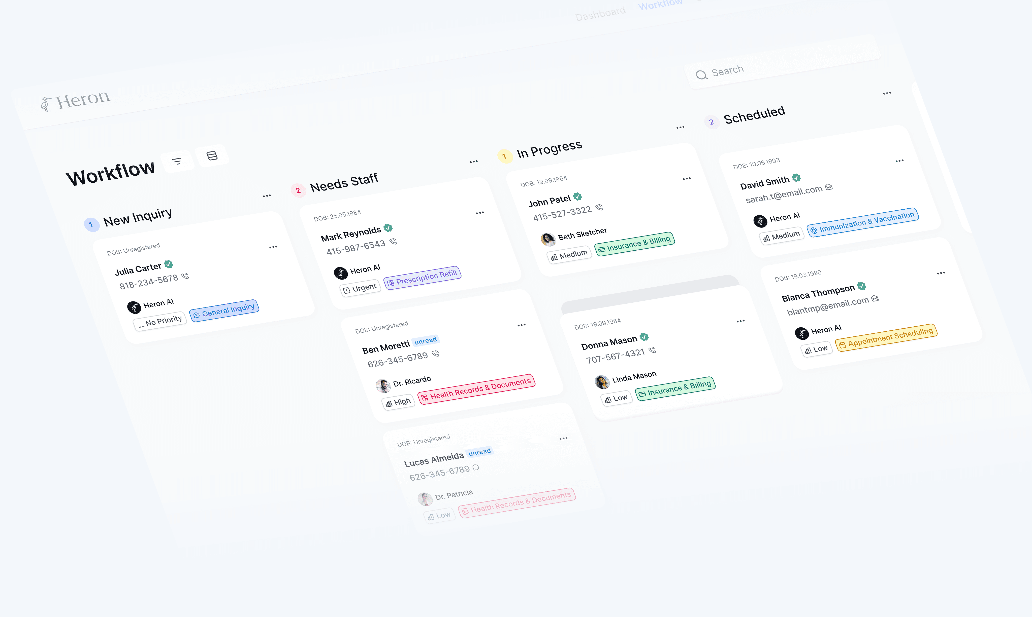 Heron | AI-Powered Healthcare Communication