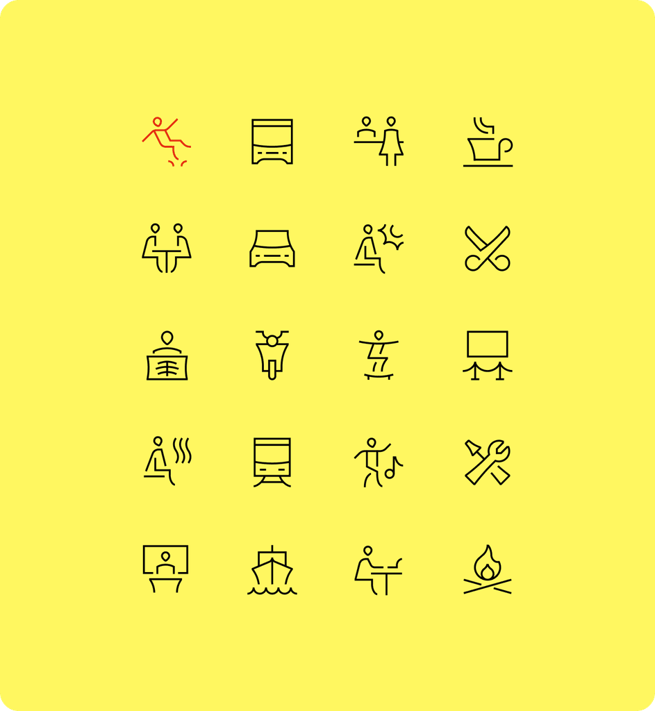 Icons for Signage Design