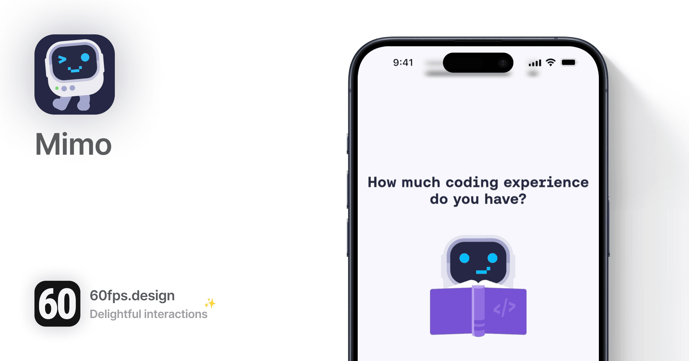 Mimo iOS App UI/UX animation