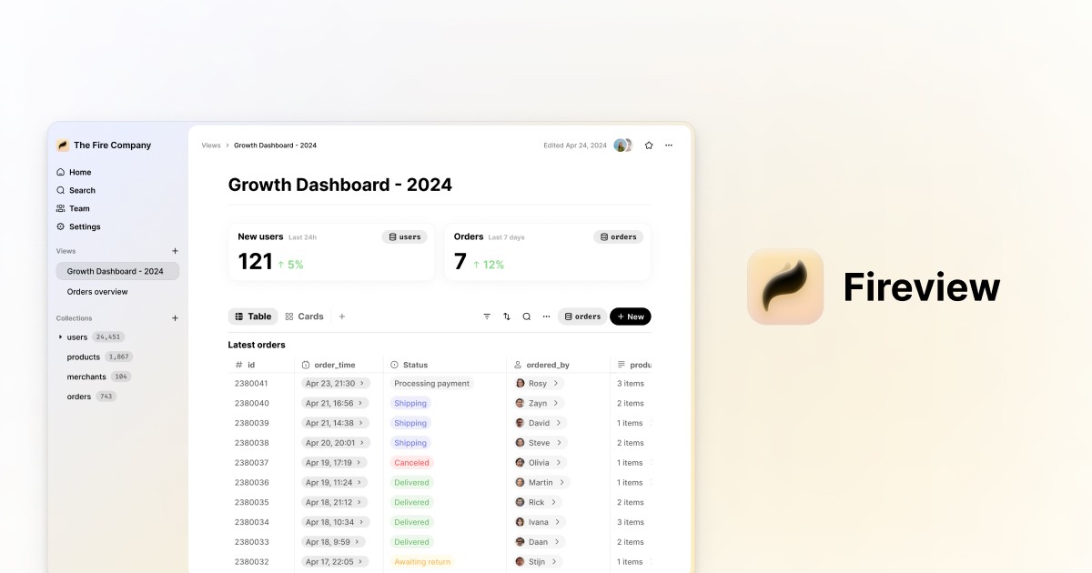 Fireview - The Firestore Console You Deserve