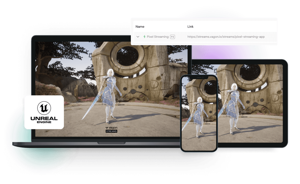 Real-Time Unreal Engine Pixel Streaming - Vagon Streams