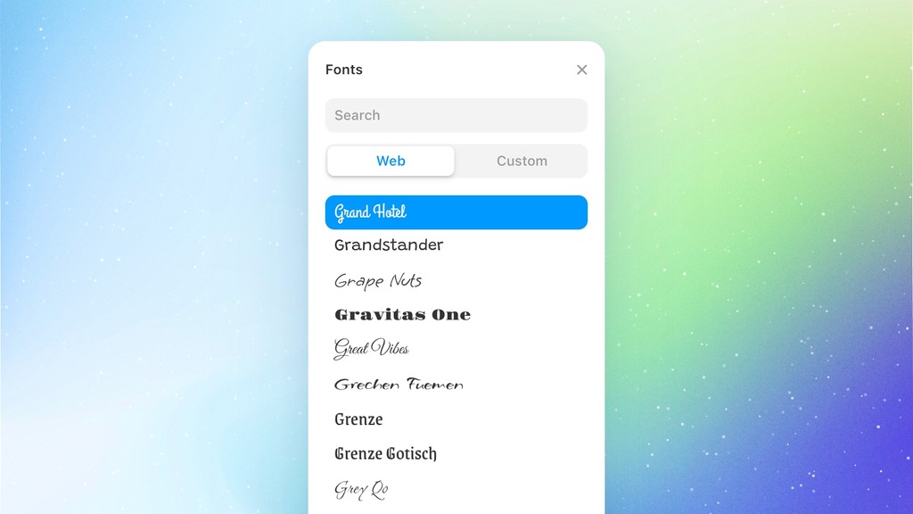 Framer Updates: Fonts Update