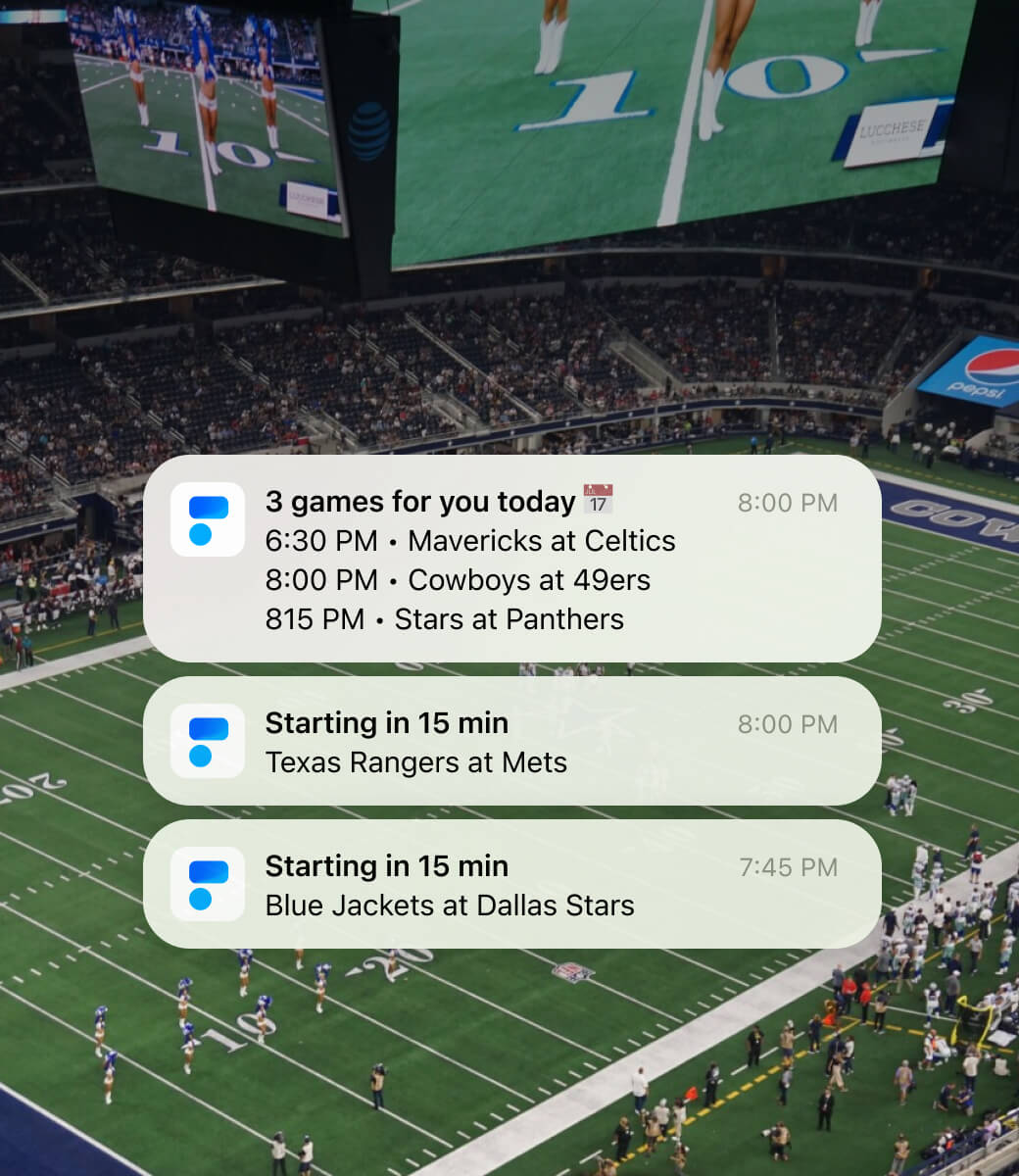 Dallas Sports Schedules – Track Dallas Teams & Events with Fixtured