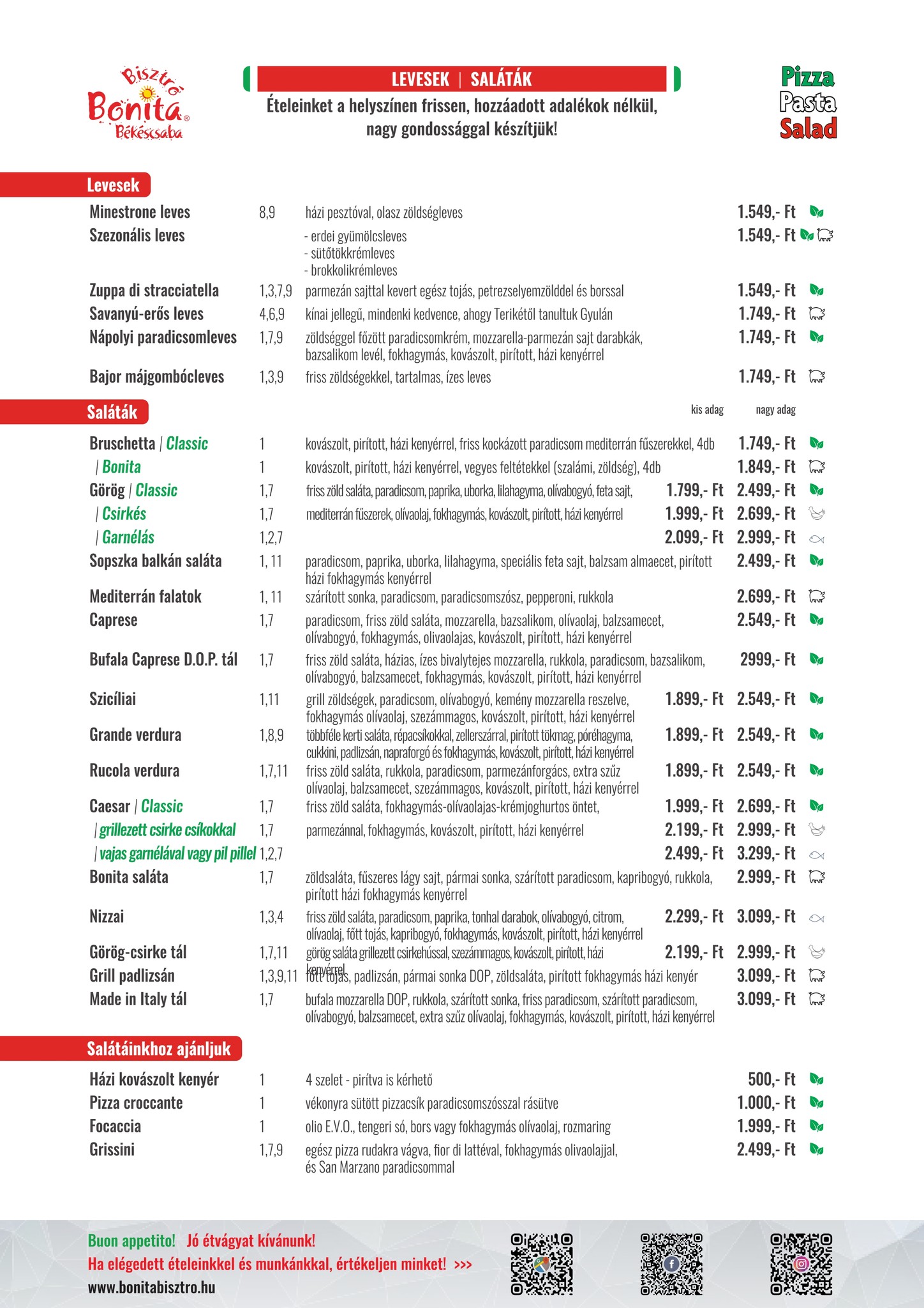 Bonita Bisztró Békéscsaba