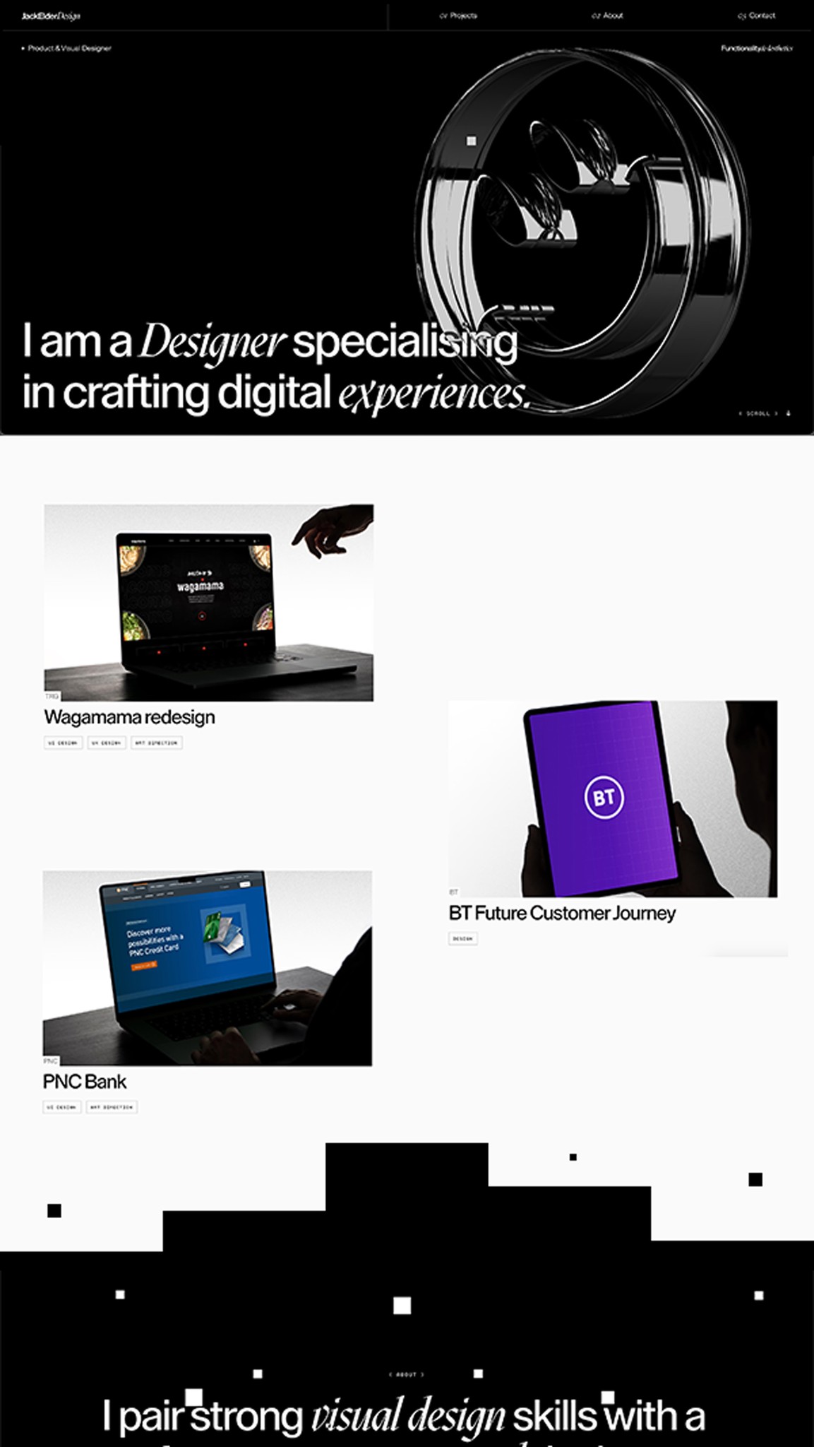 The best Dark websites — Framer Gallery