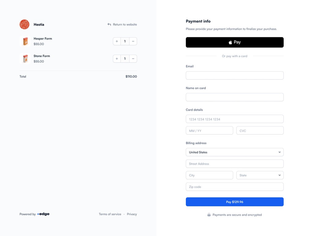 Edge — Payments Made Easy For All Merchants