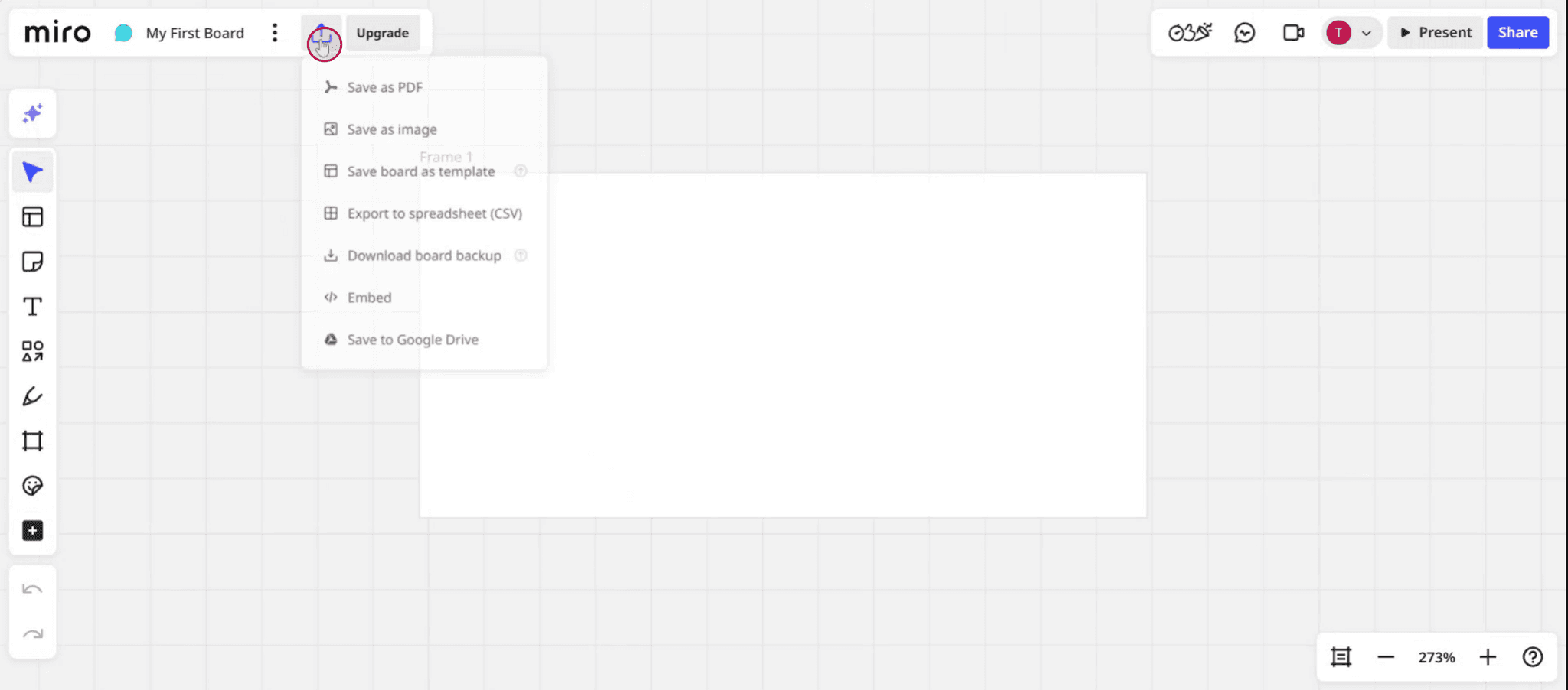 How to Download Miro Board - 1 minute video guide
