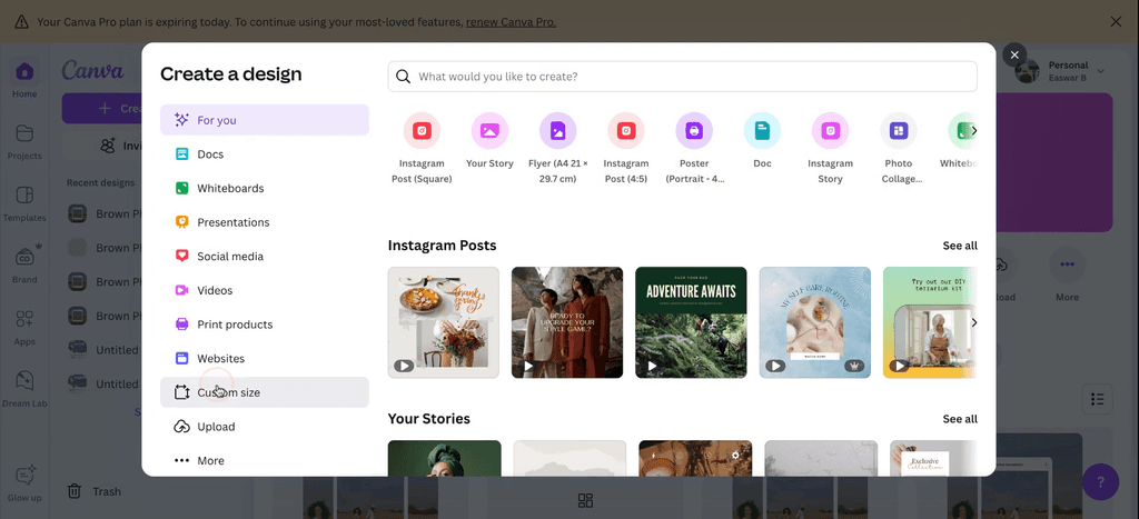 How to Resize a Design in Canva – Quick Steps for Any Format - 1 minute ...