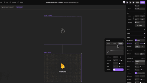How to Create a Shimmer Dot Background in Framer — Framer University Blog