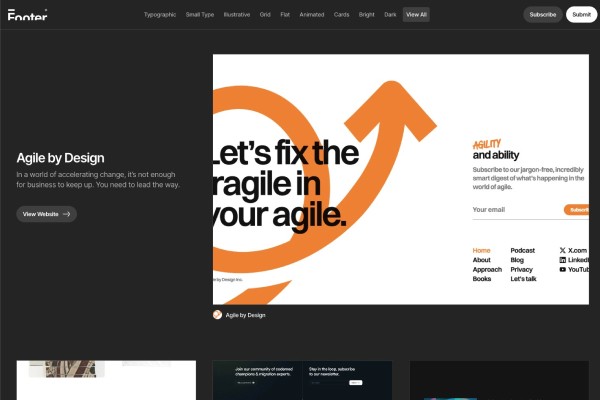 Footer Design - Toolfolio.io