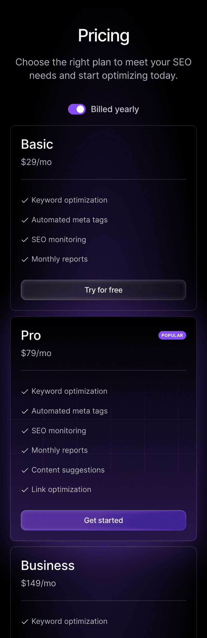 Free AI Startup Website UI Kit for Framer and Figma